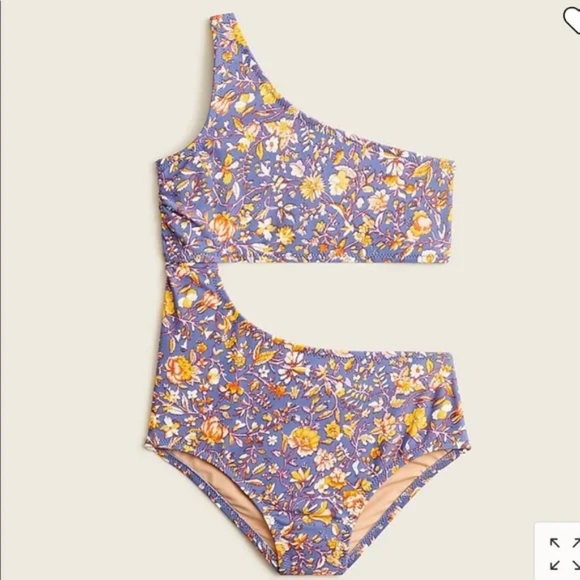 J. Crew | Swim | New Jcrew Size 67 Crewcuts Girls Cutout Onepiece ...
